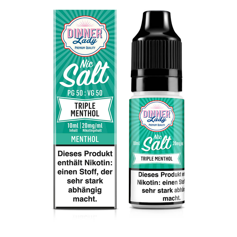 Dinner Lady Nikotinsalz Triple Menthol | Steam-Store