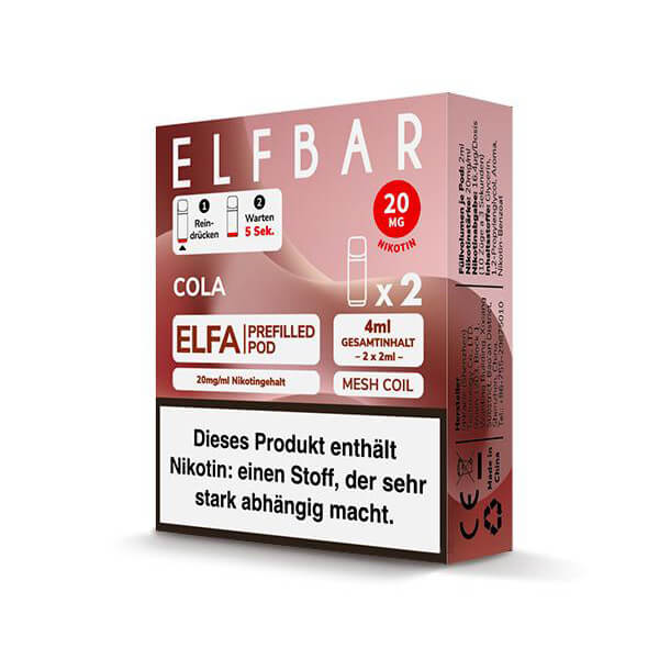 Elf Bar Elfa Prefilled Pod Cola | Steam-Store